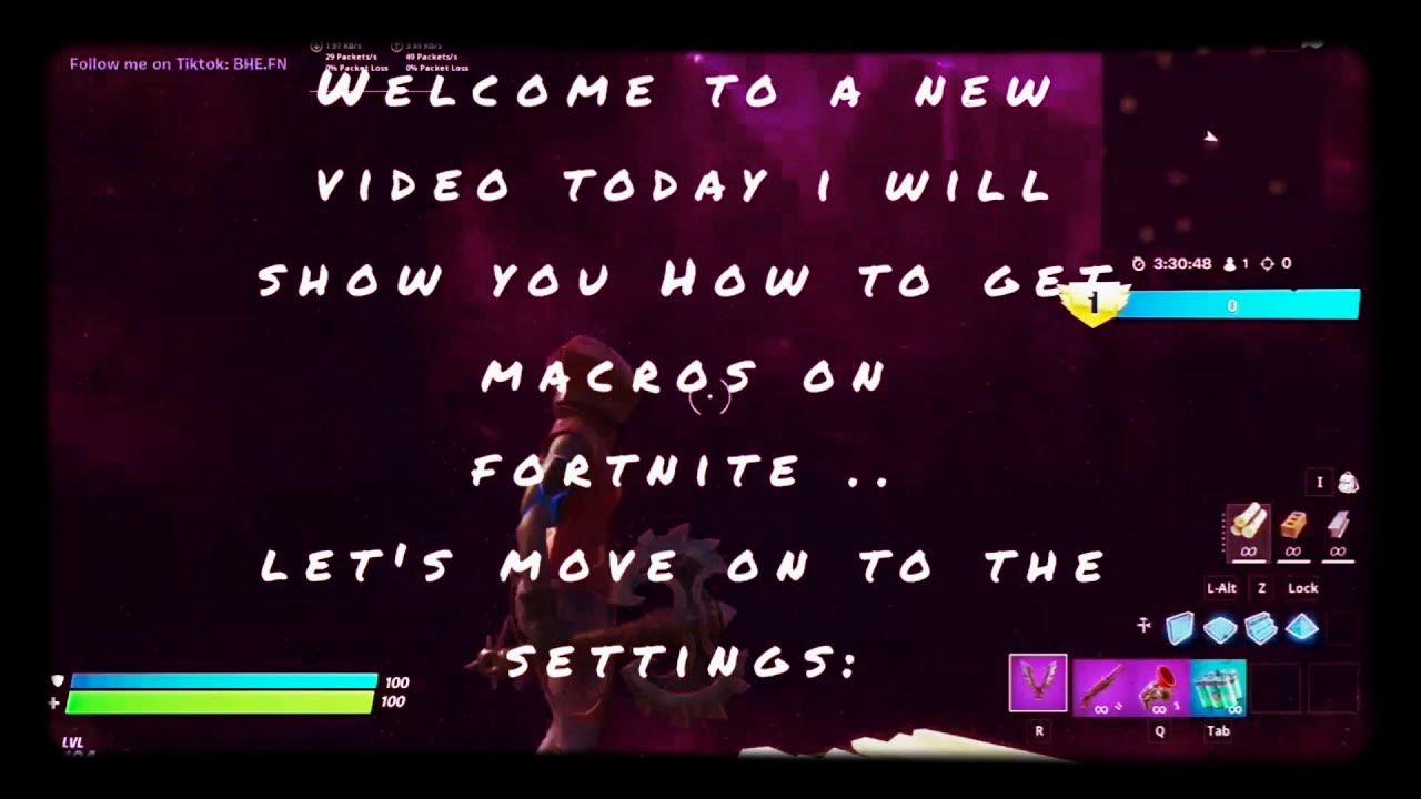 Tutorial fortnite macros on Pc - YouTube