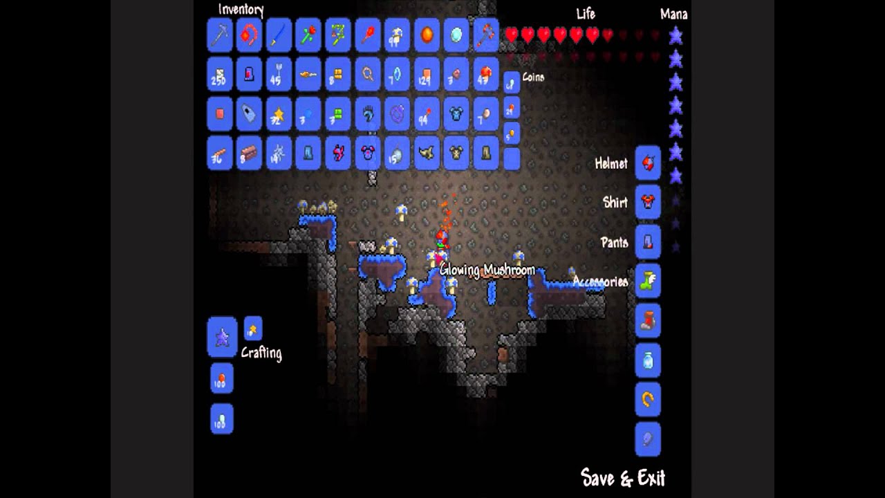 Terraria - Featured Item - Meteor Armor Set - YouTube