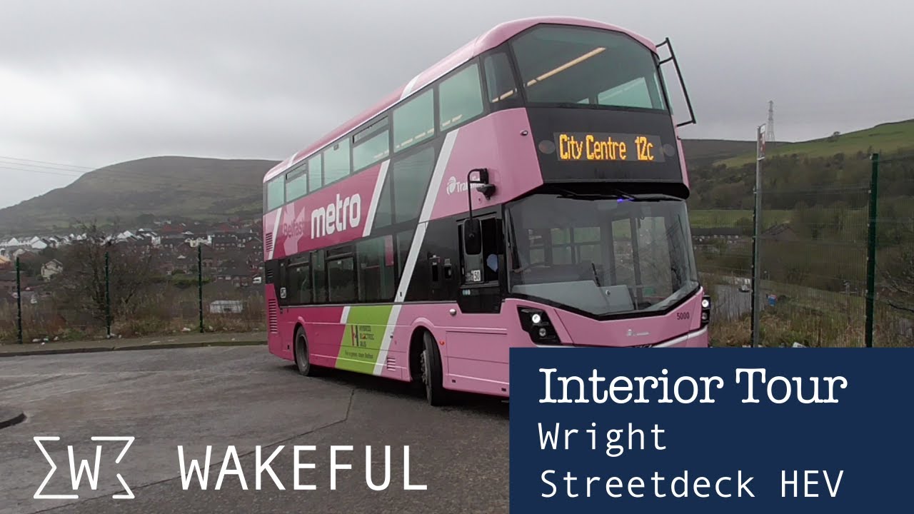 Interior Look inside Metro Wright StreetDeck Hybrid 5000 - YouTube