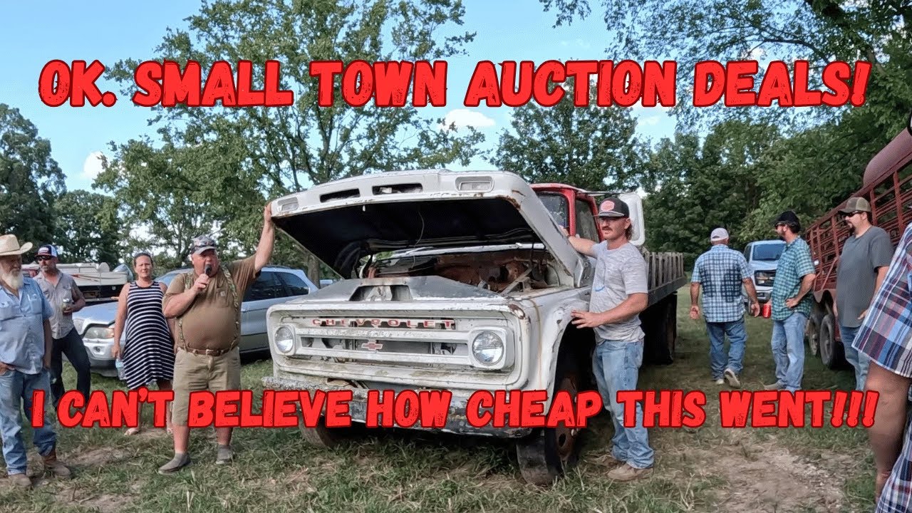 Leach Oklahoma Farm/Consignment Auction... Deal's everywhere! - YouTube