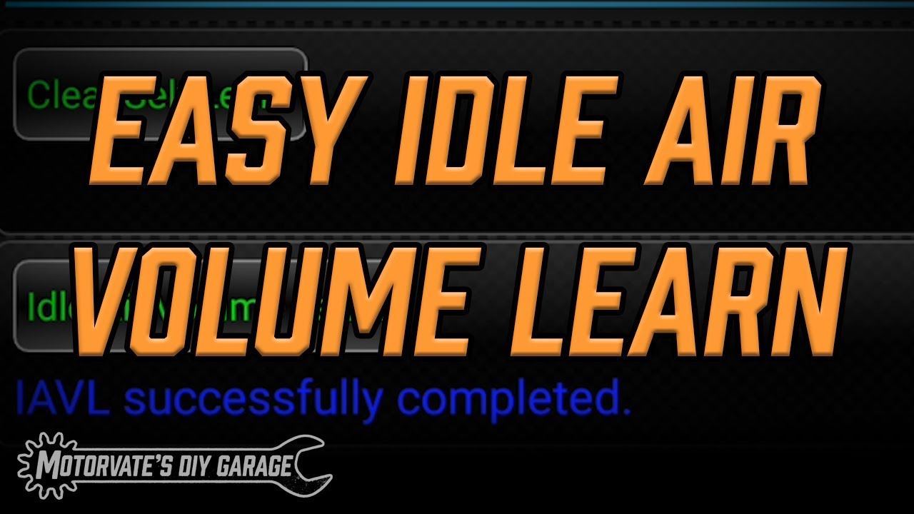 Nissan data scan 2 idle air volume learn how to - caqweib