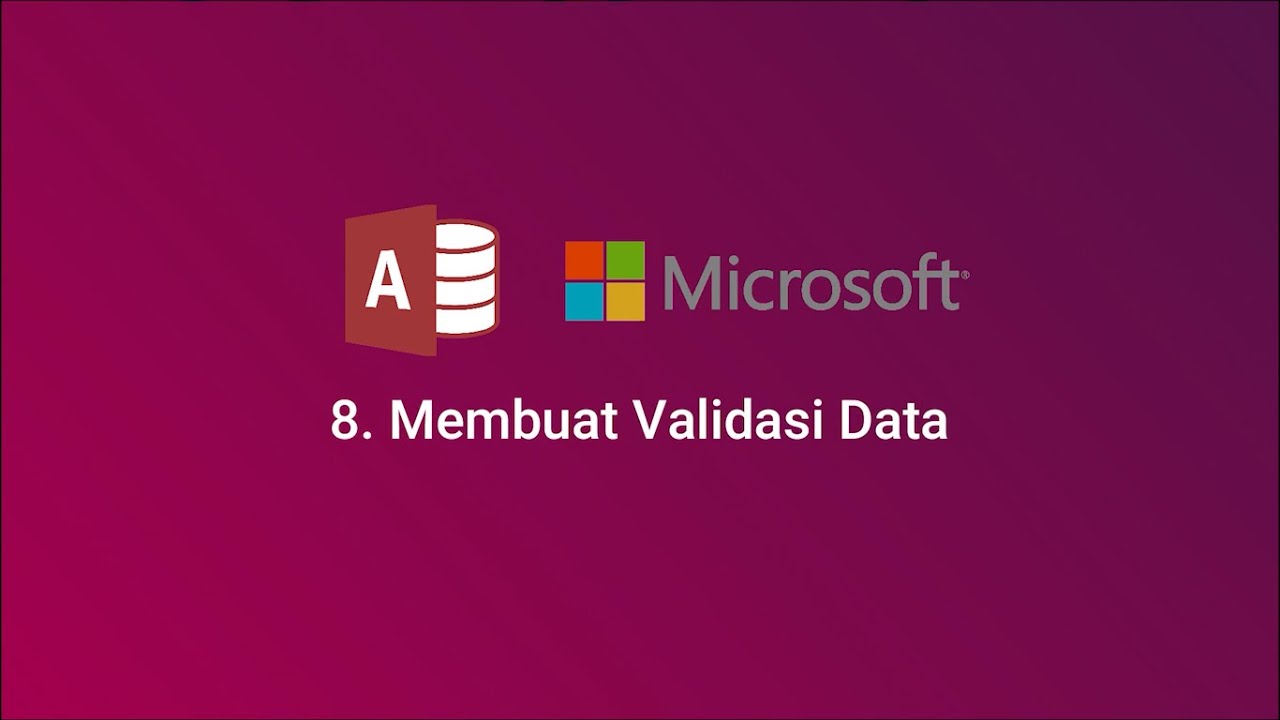 8. validasi data - YouTube