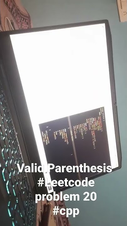 Leetcode problem 20|Valid parentheses - YouTube