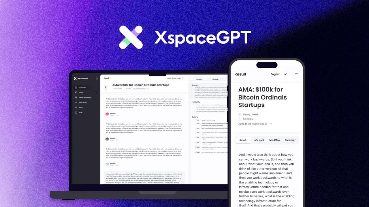 XspaceGPT Lifetime Deal - Transcription Twitter Space | Oncely - YouTube