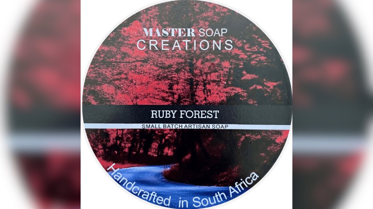 Master Soap Creations Ruby Forest at The Wet Shaving Store - YouTube