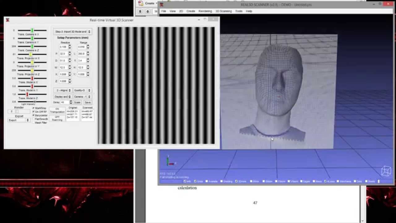 Video Tutorial of Real-time Virtual 3D Scanner - YouTube