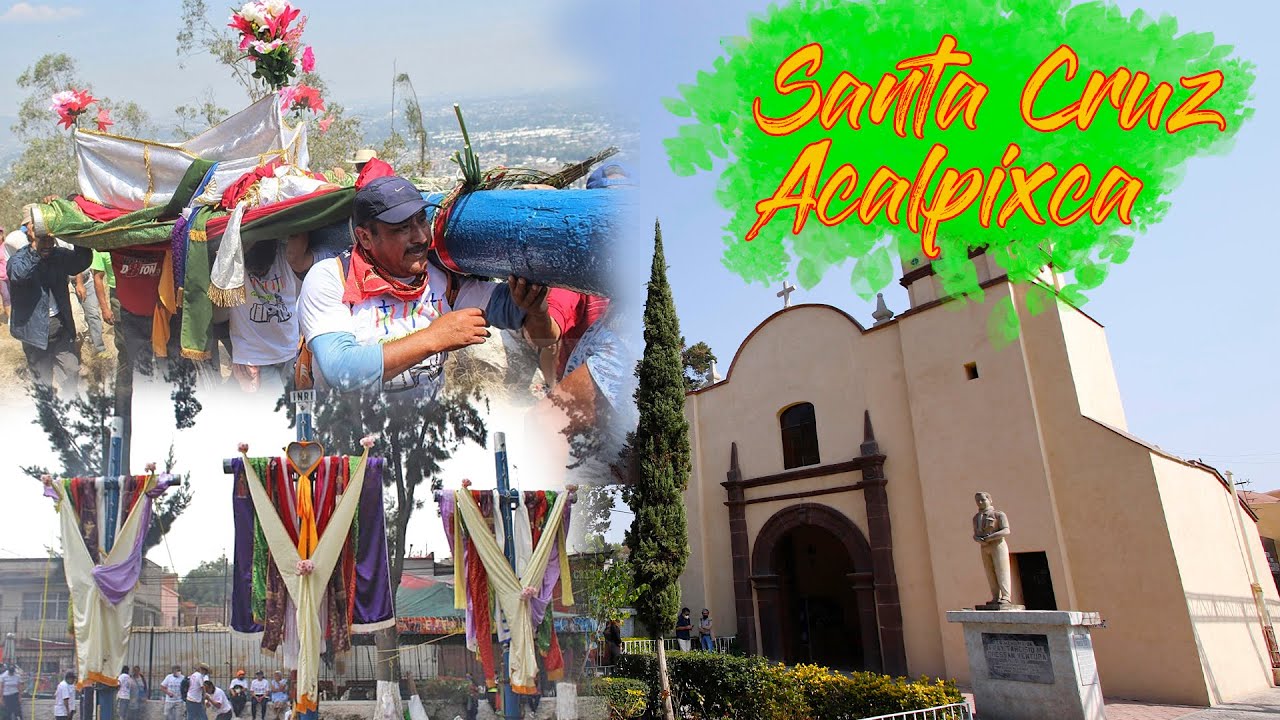 Así se sube la cruz al cerro y un quermes en la sima, Santa Cruz ...