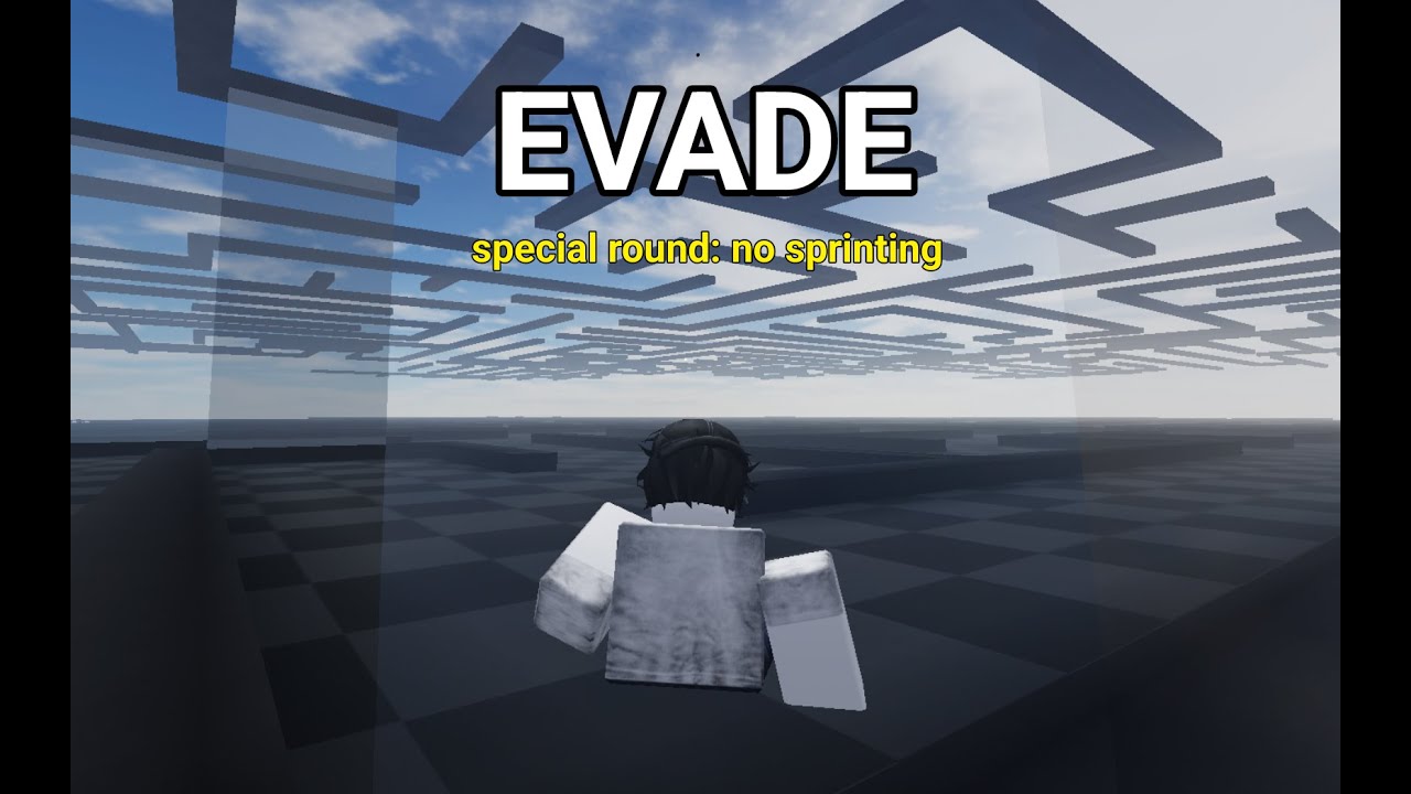 ROBLOX Evade - Maze map (special round: no sprinting) - YouTube