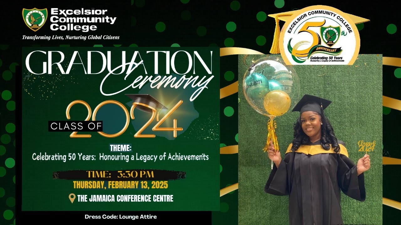 Excelsior Community College Graduation Ceremony Class of 2024 - YouTube