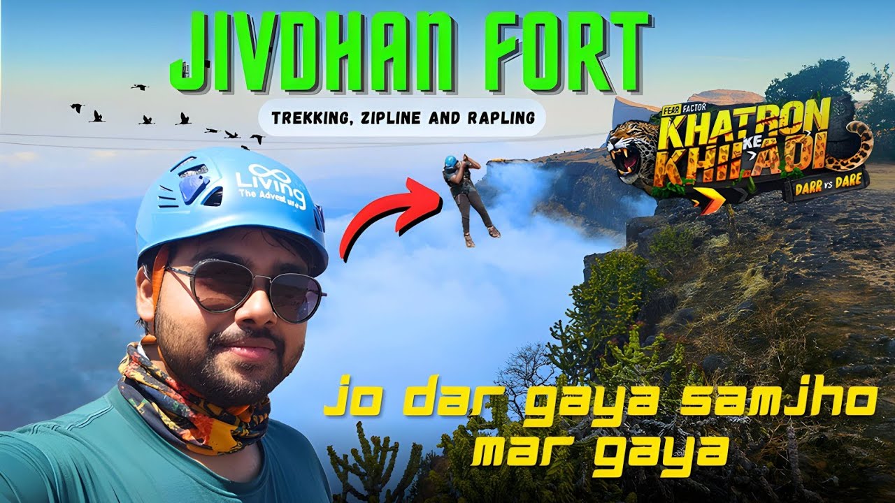 Jivdhan Fort - Most Dangerous Zipline of Maharashtra🧗 | Vanarlingi ...
