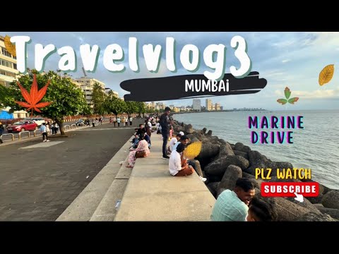 Marine drive , Colaba market , first time having sea food - YouTube
