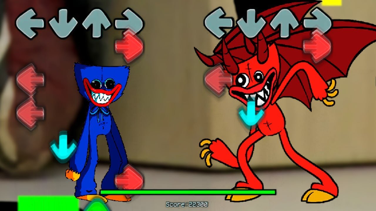 Huggy Wuggy Sings Sliced | FNF But Everyone Sings It Poppy Play Time ...