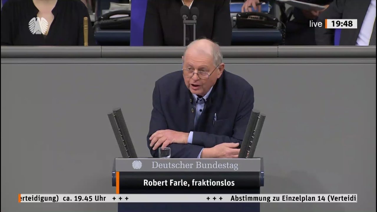 AKTUELL : REDE ROBERT FARLE ( FRAKTIONSFREI AFD ) 31.JANUAR IM ...
