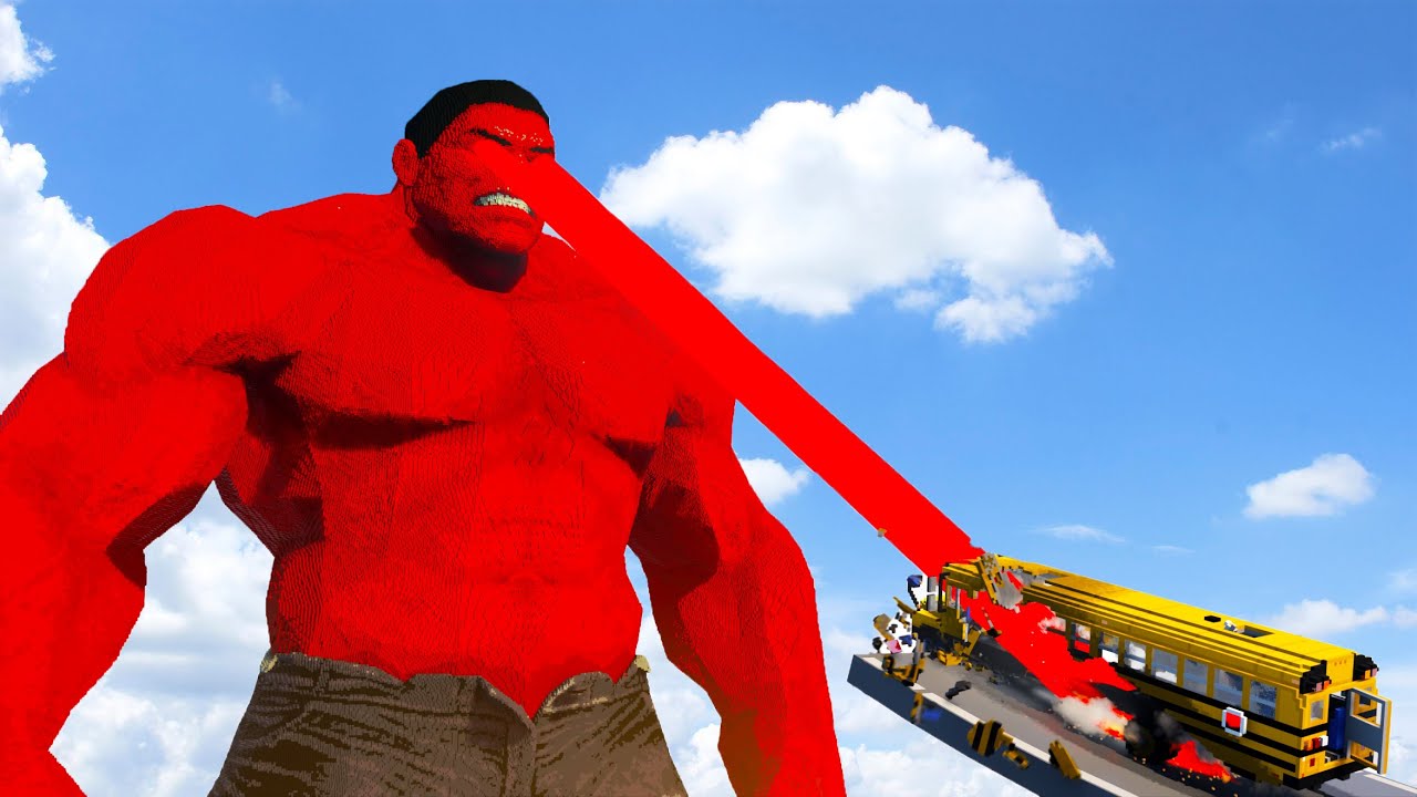 Cars vs Hulk red | Teardown - YouTube