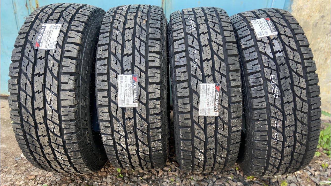Yokohama LT 315 70 17 121S Geolandar A/T G015 TL M+S 3PMSF E4522 - YouTube