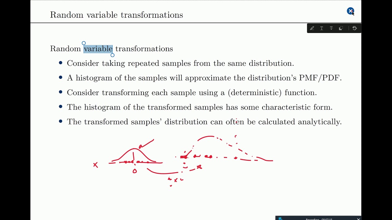 Random variable transformations - YouTube