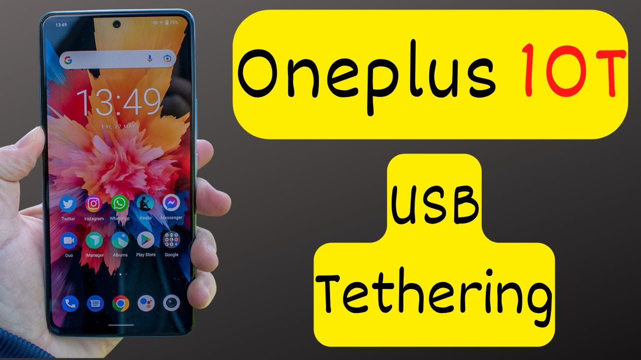 Oneplus 10T USB Tethering || connect usb to pc || USB tethering not ...