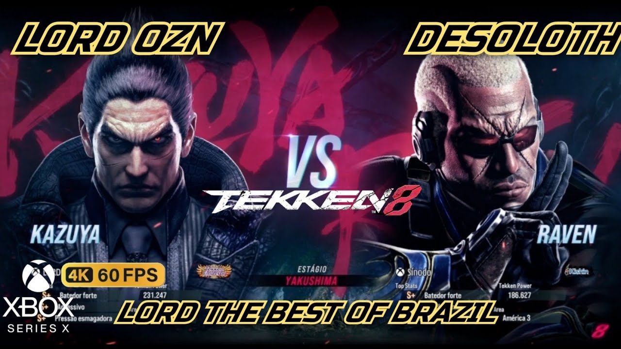 鉄拳8:𝗧𝗘𝗞𝗞𝗘𝗡 𝟴 | 𝗟𝗢𝗥𝗗 𝗢𝗭𝗡 𝗧𝗛𝗘 𝗕𝗘𝗦𝗧 𝗧𝗘𝗞𝗞𝗘𝗡 𝗣𝗟𝗔𝗬𝗘𝗥 𝗜𝗡 𝗕𝗥𝗔𝗭𝗜𝗟 (𝗞𝗔𝗭𝗨𝗬𝗔) 𝗩𝘀 ...
