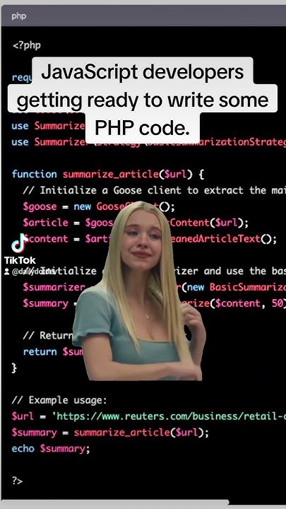 JavaScript developers love PHP - YouTube