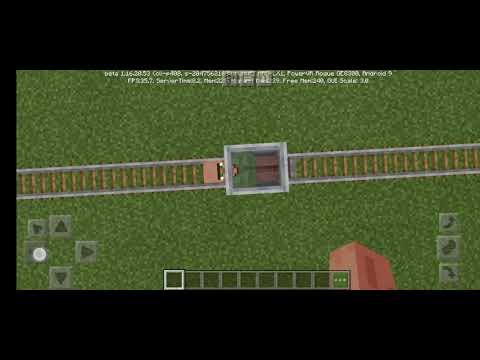 nitwit villager sleeping in a minecart - YouTube