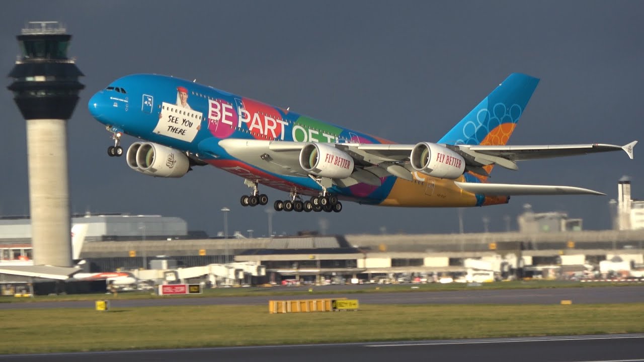 STUNNING WINTER LIGHT! - PLANESPOTTING AT MANCHESTER AIRPORT (MAN/EGCC ...
