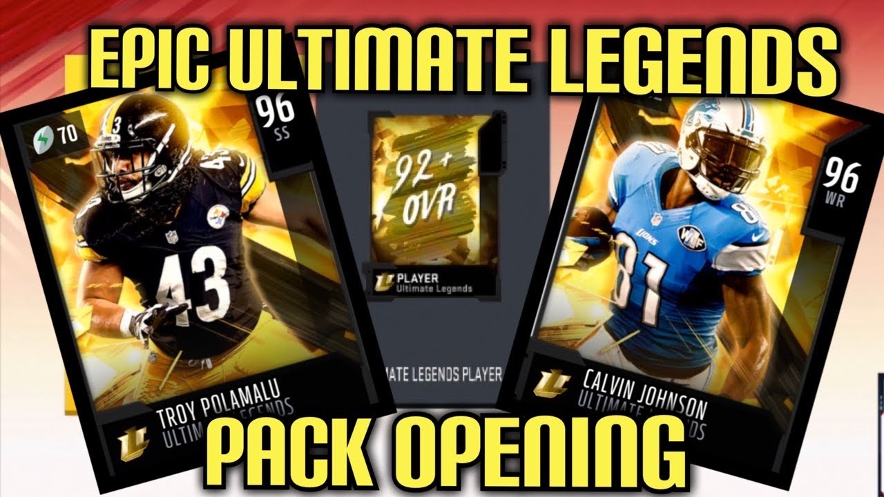 THE MOST EPIC ULTIMATE LEGENDS PACK OPENING THAT YOU WILL EVER SEE ...
