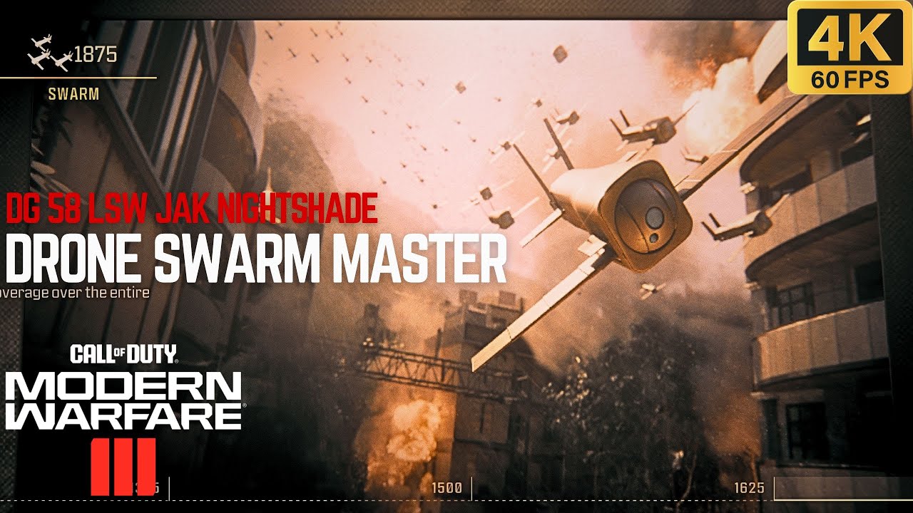 DRONE SWARM WITH DG 58 LSW JAK NIGHTSHADE Call of Duty Modern Warfare 3 ...
