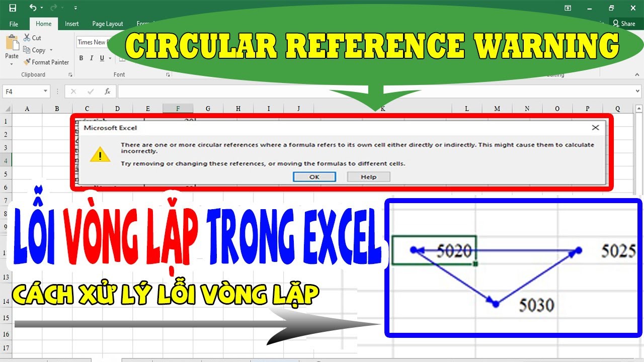 L i V ng L p Trong Excel Circular Reference Warning C ch X L L i V ng L p Trong Excel L i V ng L p Trong Excel Circular Reference Warning C ch X L L i V ng L p Trong Excel