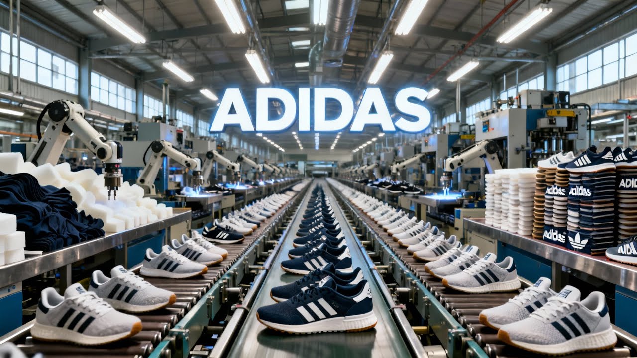 Inside the Adidas Factory: How MILLIONS of Adidas Shoes Are Made in ...