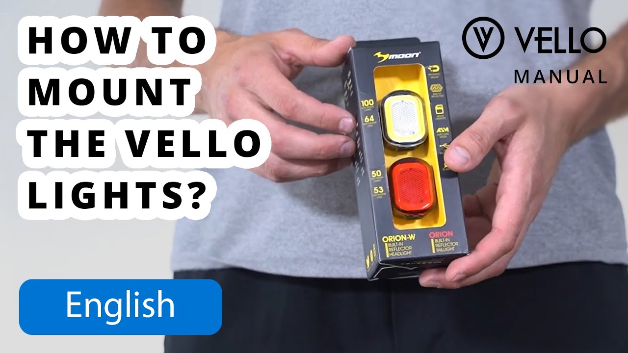 VELLO Manual: How to mount the VELLO Lights? - YouTube