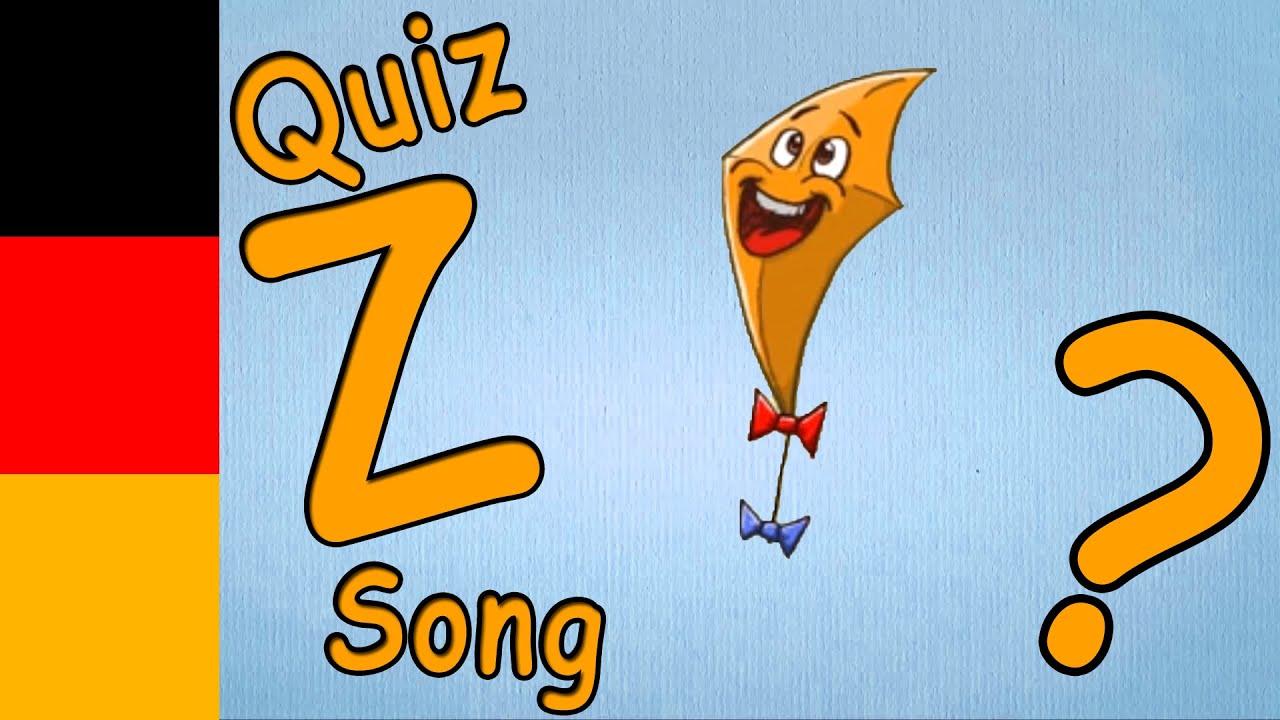 Nursery rhyme for toddlers - Letter "Z" Quiz - learn song - YouTube