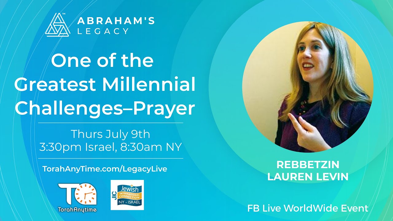Abraham's Legacy Presents Rebbetzin Lauren Levin - YouTube