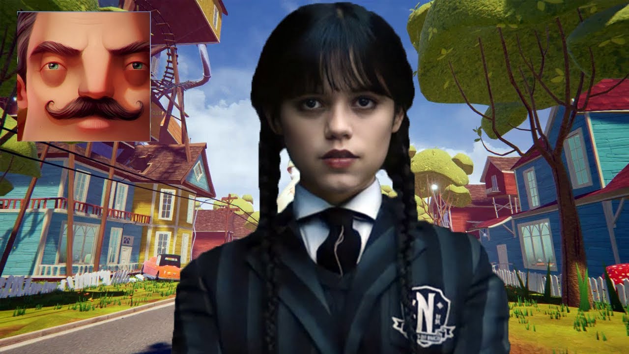 Hello Neighbor - My New Neighbor Wednesday Addams Act 1 Gameplay ...