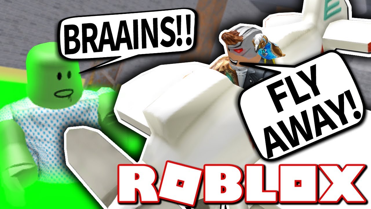 ESCAPE THE ZOMBIE ASYLUM... ON A PLANE?! (Roblox) - YouTube