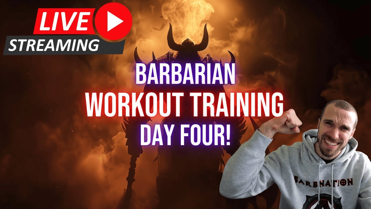 Barbarian workout day 4! Leg day! #Fitness #Barbarian - YouTube