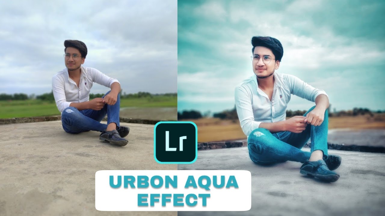Urban Aqua Color effect in lightroom Tutorial - In Hindi - YouTube