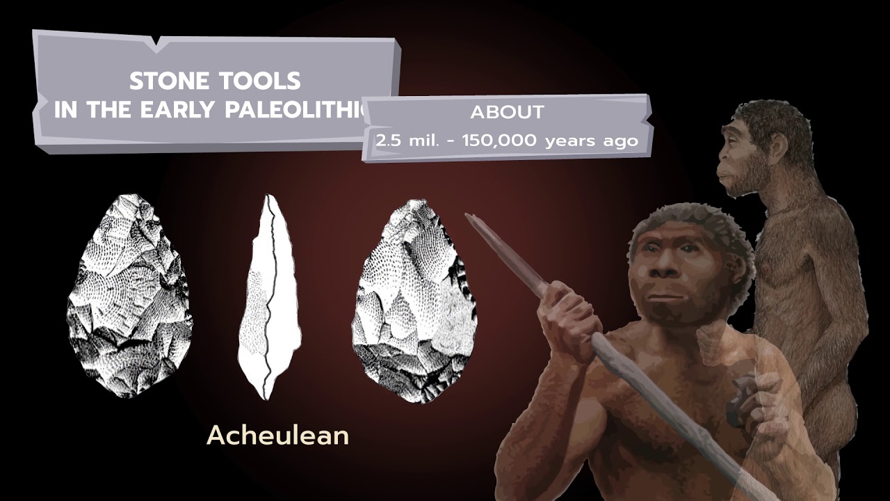 Stone tools in the Paleolithic - YouTube
