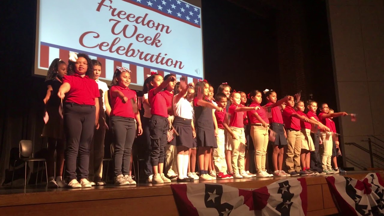 Townley Elementary Freedom Week Celebration - YouTube