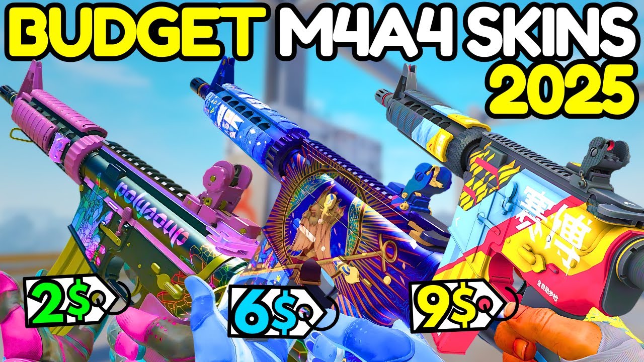 The BEST CHEAP M4A4 Skins Under $10 in 2025 (CS2 Budget M4 Skins) - YouTube