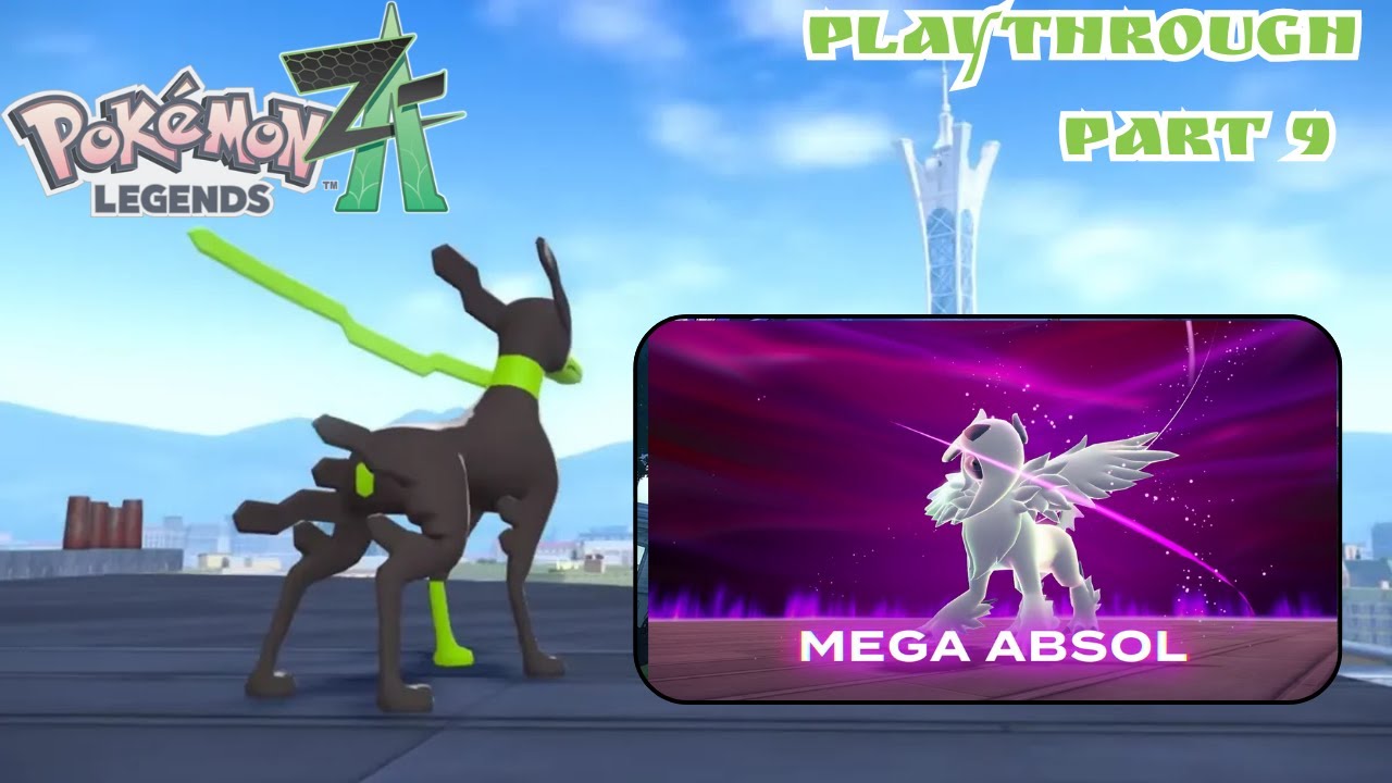 Pokémon Legends Z-A Episode 9 - Encounter with the Rogue Mega Absol ...