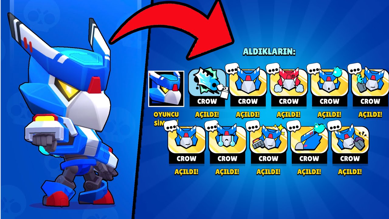 YENİLENEN MECHA CROW İLE YOK EDİYORUM !! BRAWL STARS - YouTube