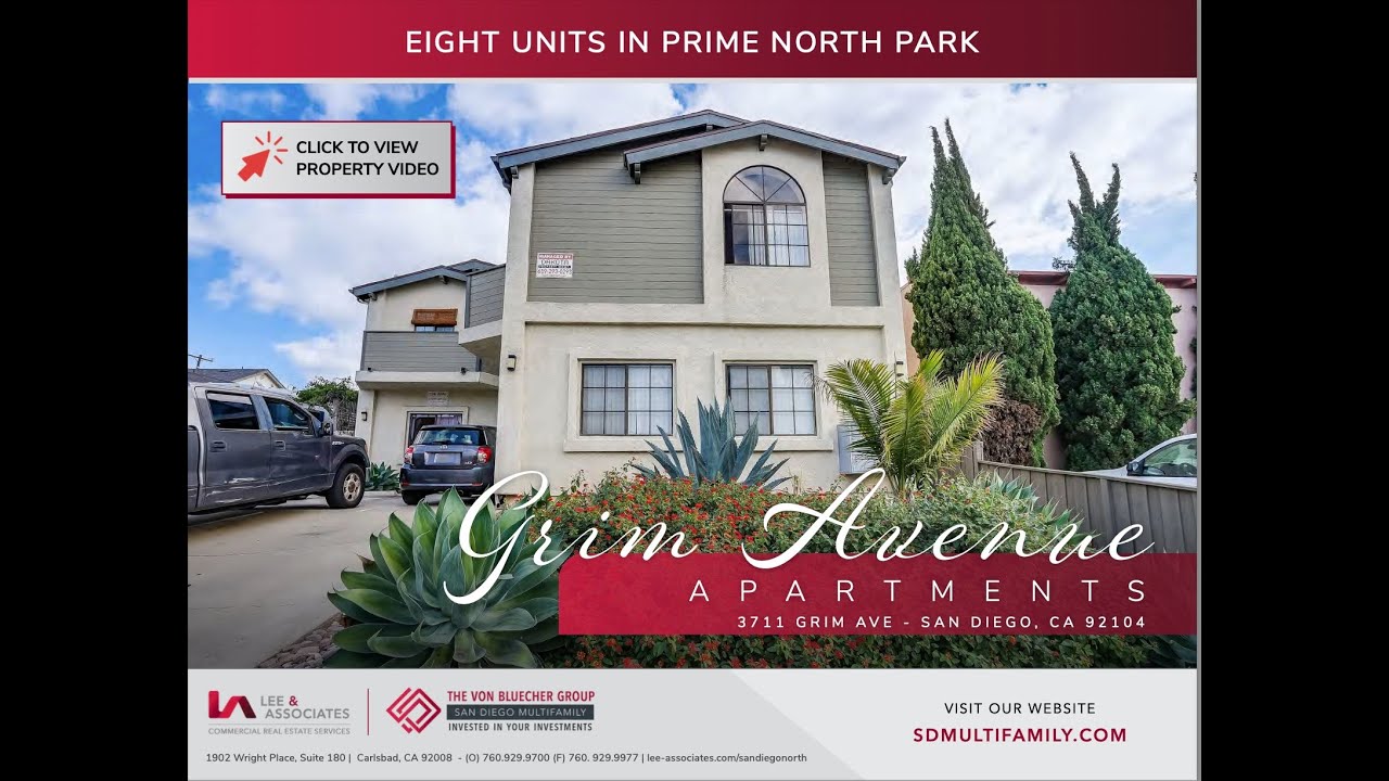 3711 Grim Ave - 8 Units in Prime North Park - YouTube