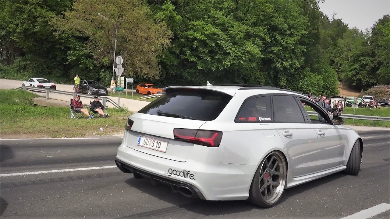STRAIGHT PIPED Mercedes C63 AMG Black Series, Audi R8 V10 Plus & RS6 ...