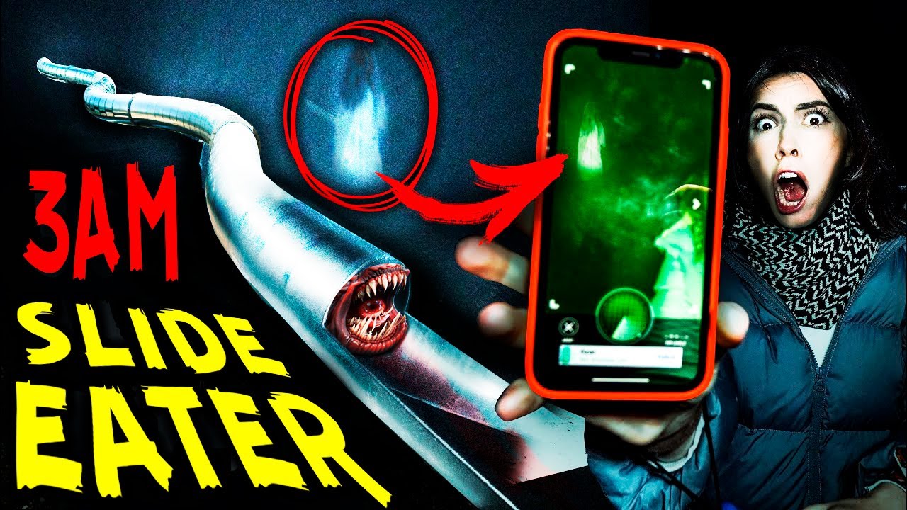 SLIDE EATER GHOST ON CAMERA AT 3AM - YouTube