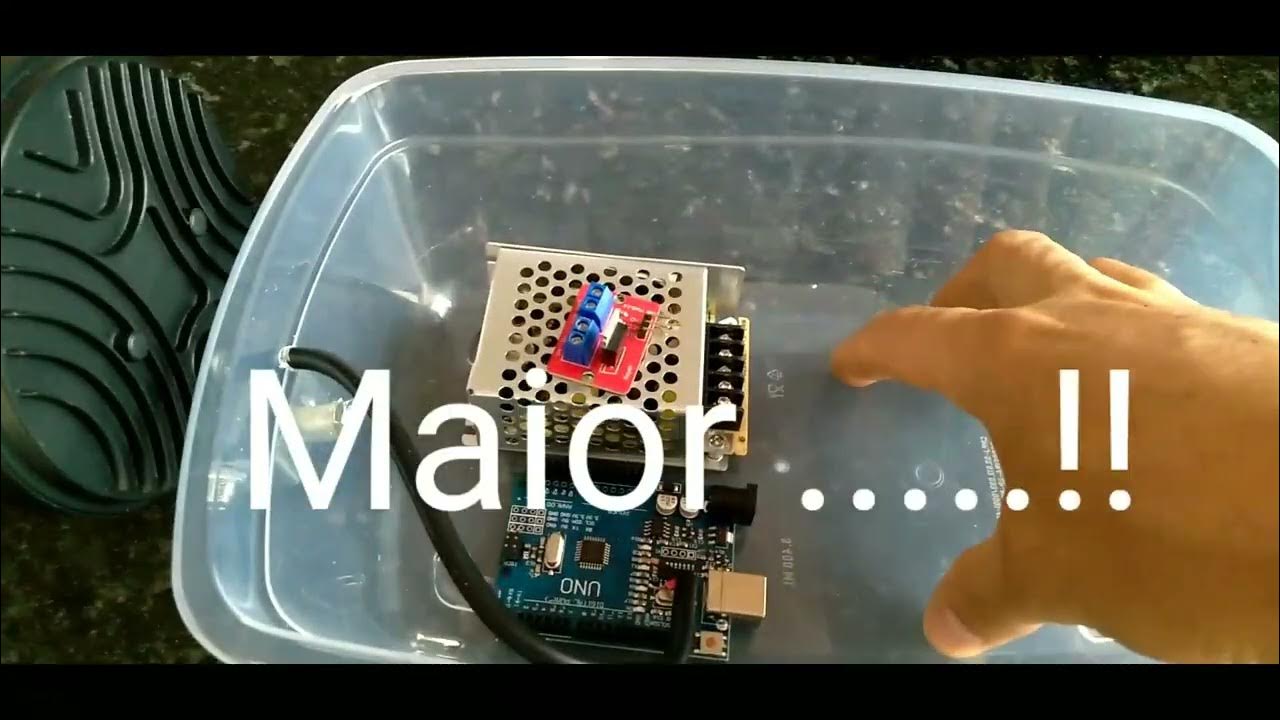 Caixa para o arduino com pote de bolo. Caja para arduino con tarro - YouTube