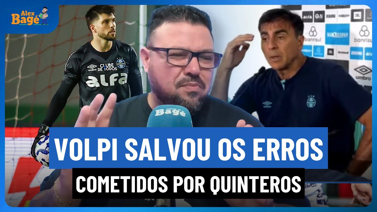 🇪🇪⚫️⚽️🔵 Obrigado Volpi! Grêmio quase eliminado por Rodrigo Ely e ...