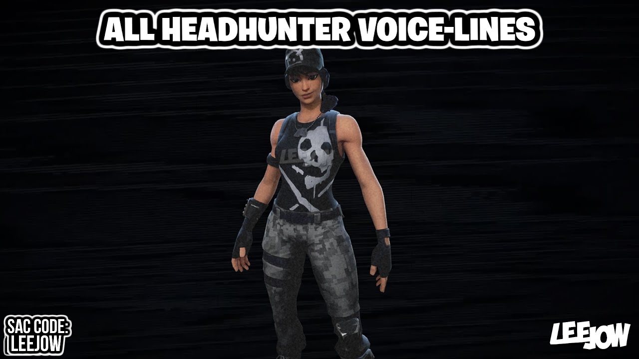 Fortnite - Headhunter | All Hero Voice-lines (STW) - YouTube