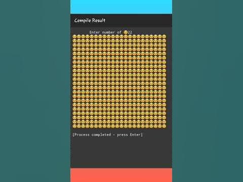 How To Print Sad Emoji In C Programming Languages #programminglanguage 😢😢😢😢 - YouTube