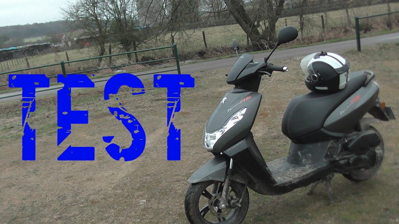 TEST - SCOOTER PEUGEOT KISBEE RS ! - YouTube