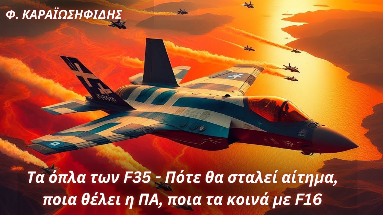 Φαίδων Καραϊωσηφίδης: Τα όπλα των F35 - Πότε θα σταλεί αίτημα, ποια ...